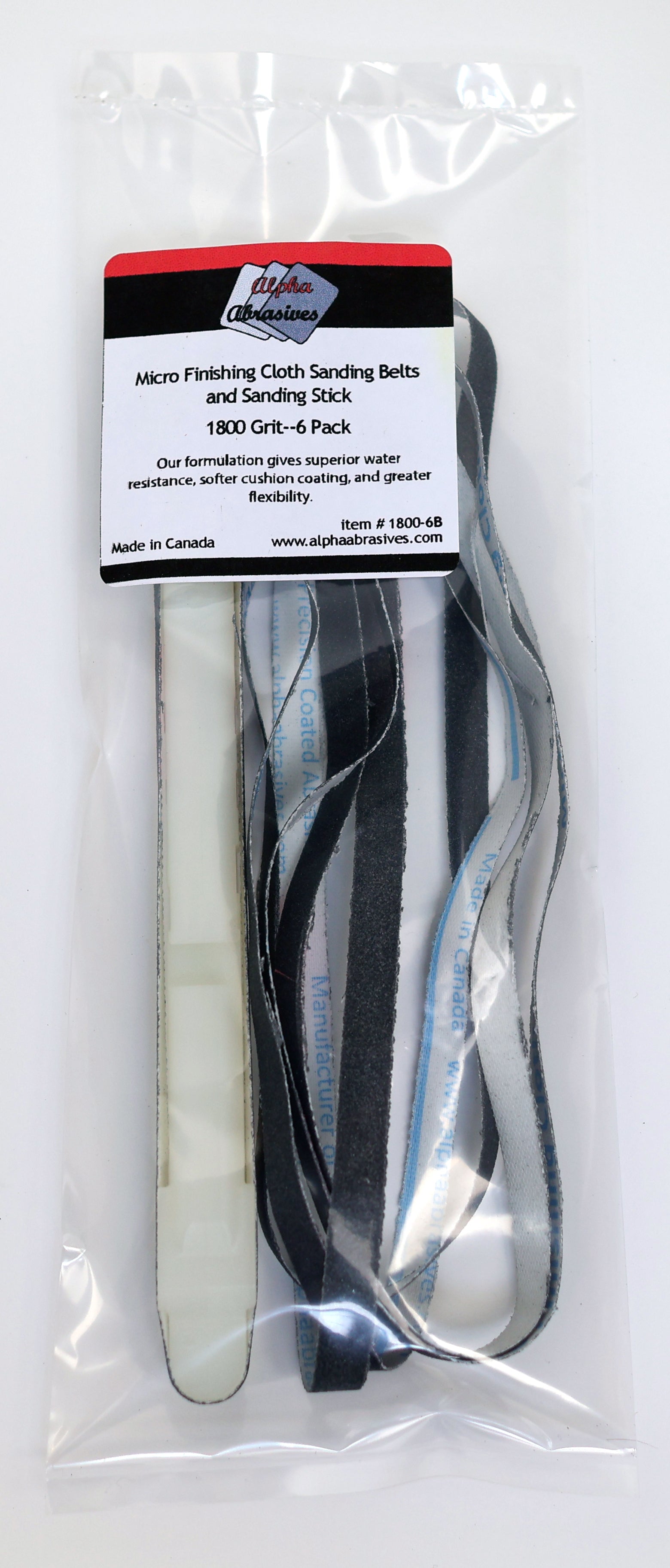 #55681 Sanding Stick with Micro Cloth Abrasive Belts – Flex-I-File