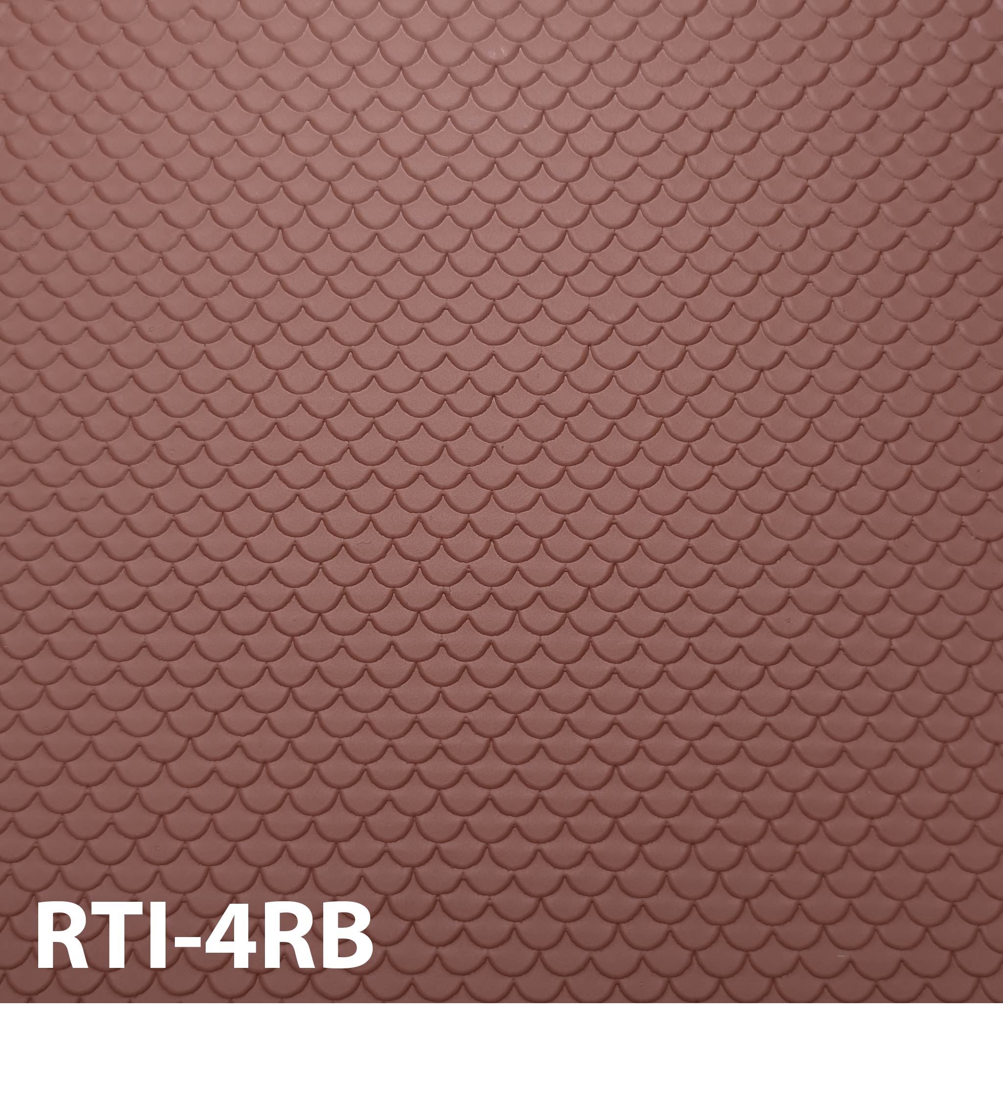 RTI-4RB Round Scalloped Roof Tile O ¼” / 1:48 7” x 12” Sheet – Flex-I-File