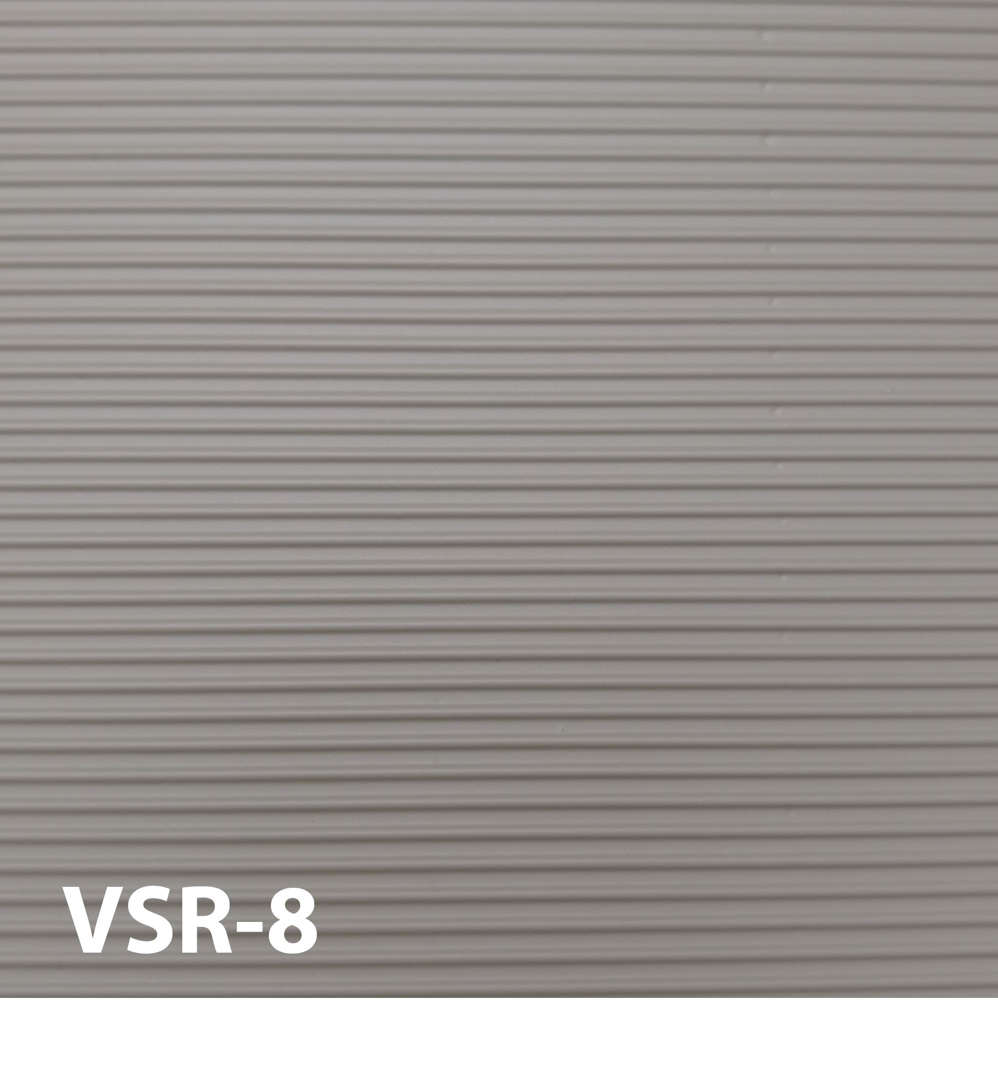 VSR-8 Vertical Rib Siding ⅛” / 1:1 7” x 12” Sheet – Flex-I-File